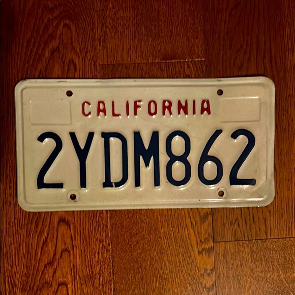 Other | Vintage California License Plate | Poshmark